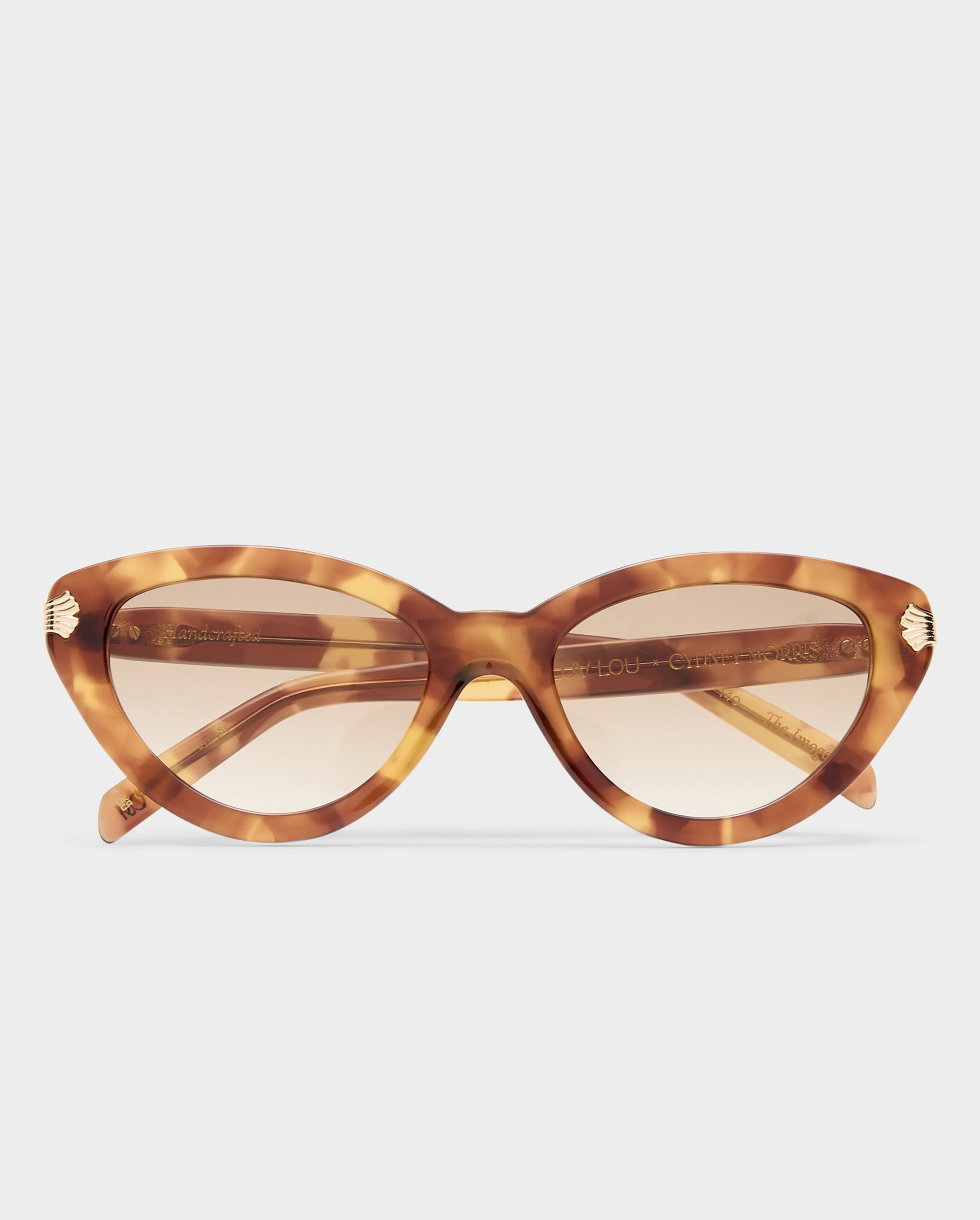 The Imogen Caramel Tort Female Cat-Eye Sunglasses | Luv Lou