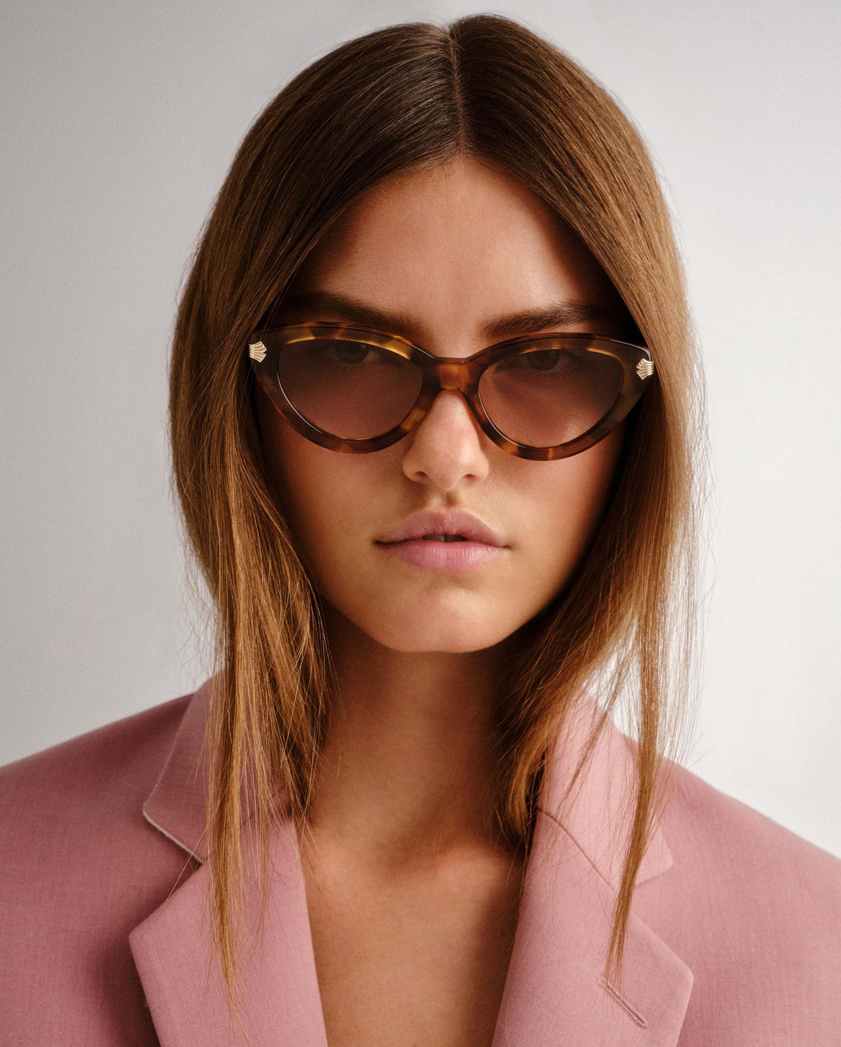 The Imogen Caramel Tort Female Cat-Eye Sunglasses | Luv Lou – Luv Lou US